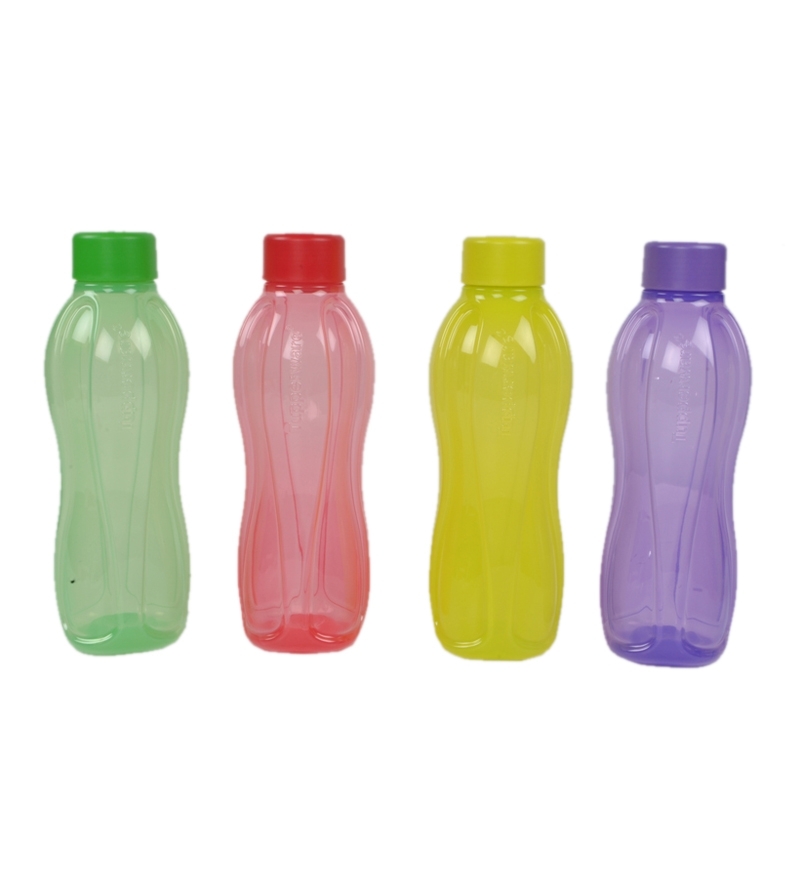 Tupperware Plastic 500Ml Water Bottle (Set Of 4 Bottles) by Tupperware ...